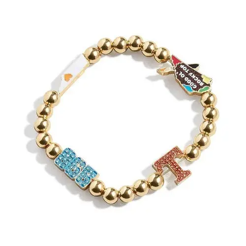 Baublebar Tennessee Volunteers Mixed Icon Pisa Bracelet - Gold