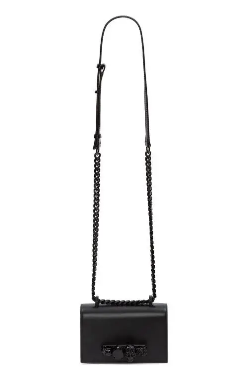 Alexander McQueen Mini Jewelled Leather Crossbody Bag