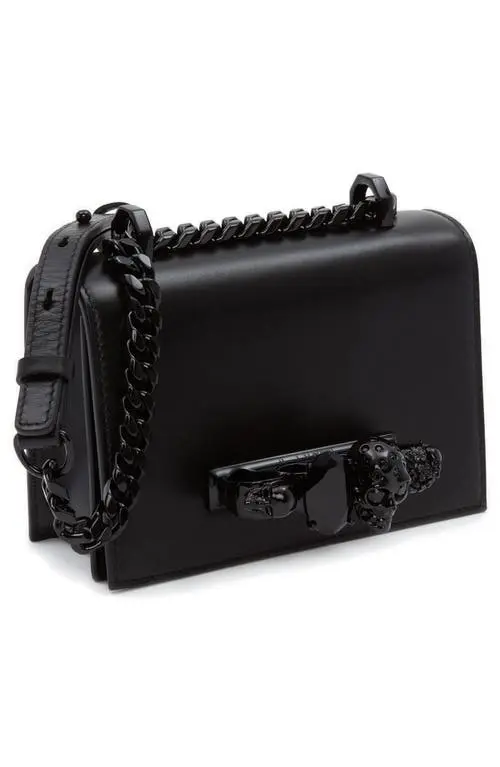 Alexander McQueen Mini Jewelled Leather Crossbody Bag