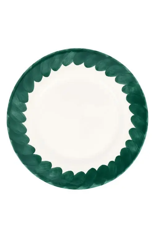 VIETRI Lisbon Brushstroke Dinner Plate - Green