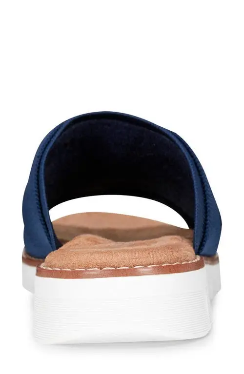 Easy Spirit Josy Platform Slide Sandal - Blue