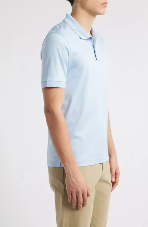 BOSS Phillipson Mercerized Cotton Polo - Light Blue