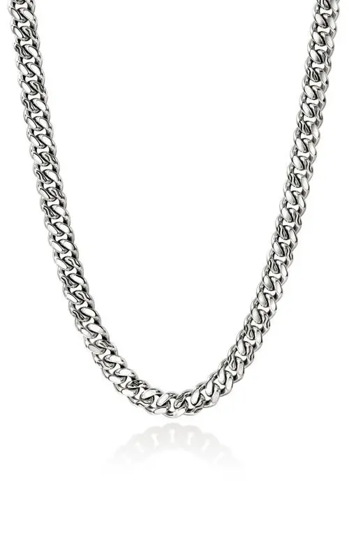 John Hardy Curb Chain Necklace - Sterling Silver