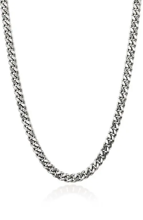 John Hardy Curb Chain Necklace - Sterling Silver - 22 Inches