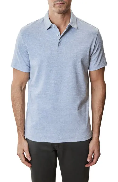 Robert Barakett Duke Space Dye Polo - Light Blue