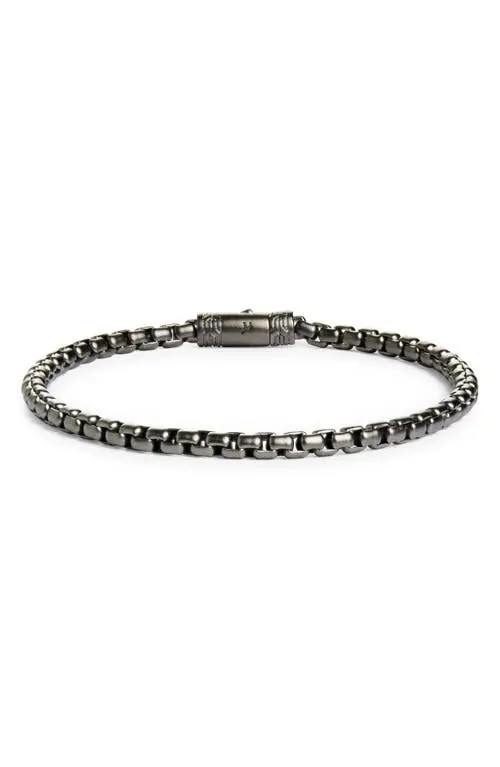John Hardy Box Chain Bracelet - Dark Silver