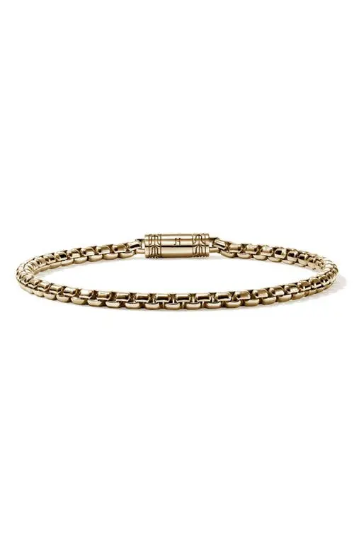 John Hardy Box Chain Bracelet - Gold