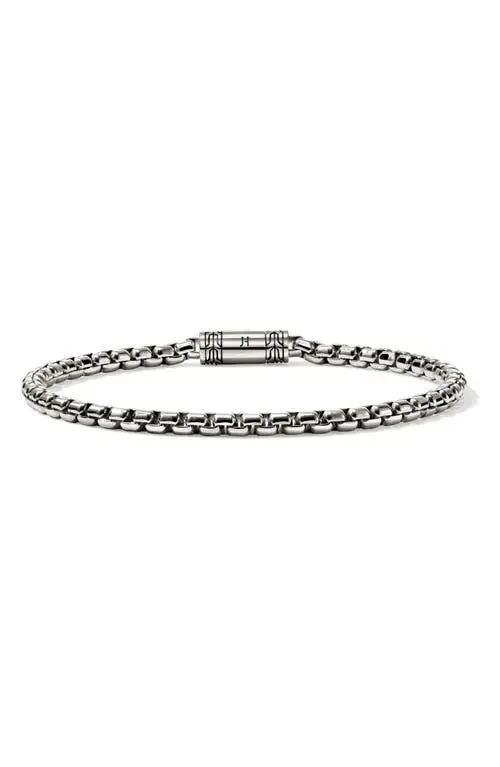 John Hardy Box Chain Bracelet - Sterling Silver