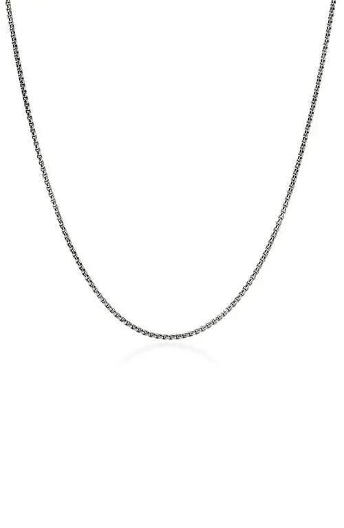 John Hardy Box Chain Necklace - Sterling Silver