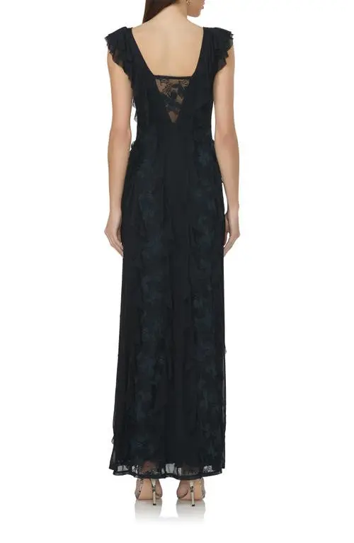AFRM Trista Lace Inset Maxi Dress