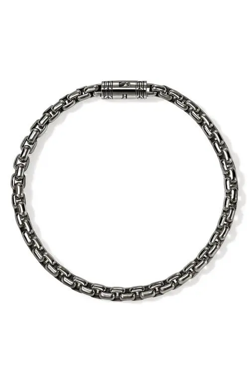 John Hardy Box Chain Bracelet - Dark Silver