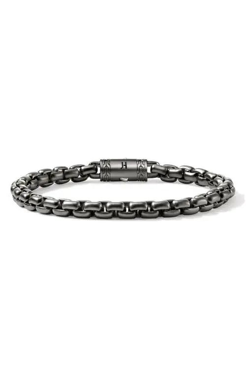 John Hardy Box Chain Bracelet - Dark Silver