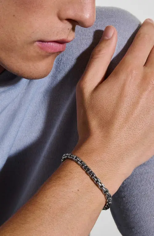 John Hardy Box Chain Bracelet - Dark Silver