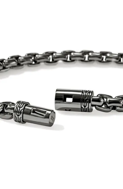 John Hardy Box Chain Bracelet - Dark Silver