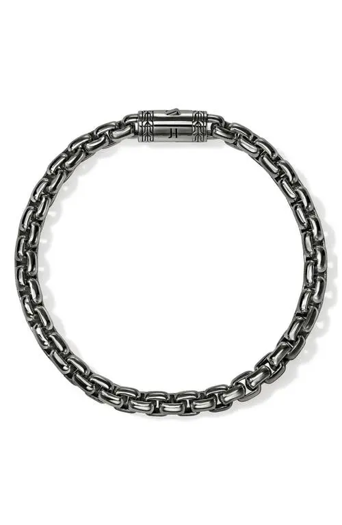 John Hardy Box Chain Bracelet - Dark Silver