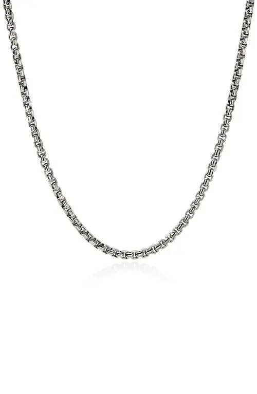 John Hardy Box Chain Necklace - Sterling Silver