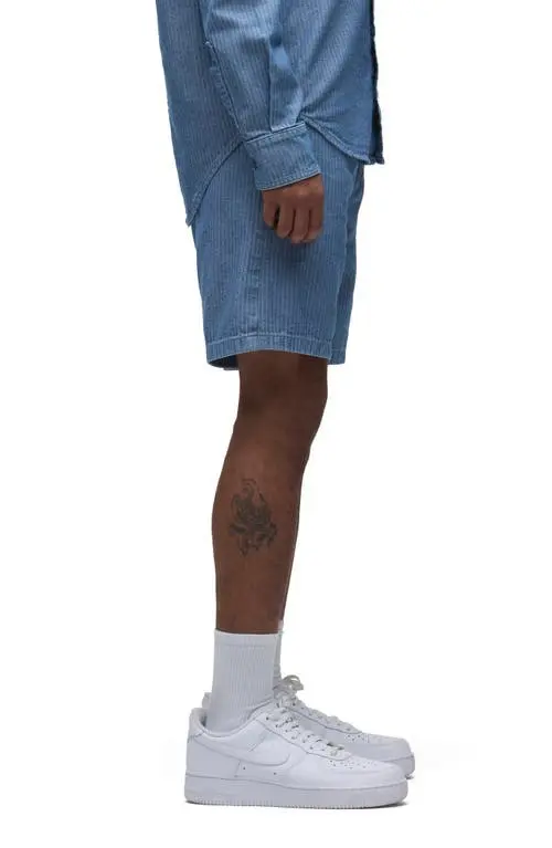 Hudson Jeans Venice Ribbed Cotton Chino Shorts