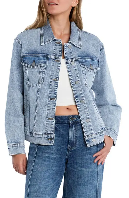 HINT OF BLU All Day Long Denim Jacket - Country Blue