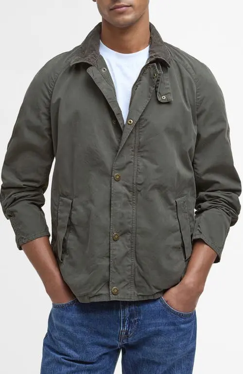 Barbour Tracker Casual Jacket - Olive