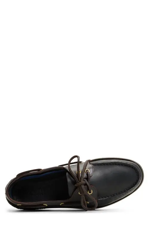 Sperry Authentic Original Boat Shoe - Black/ Amaretto