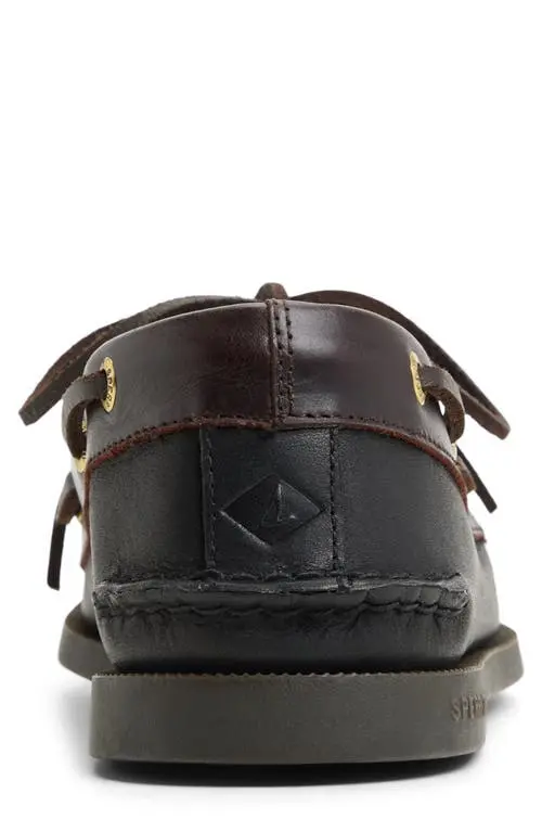 Sperry Authentic Original Boat Shoe - Black/ Amaretto