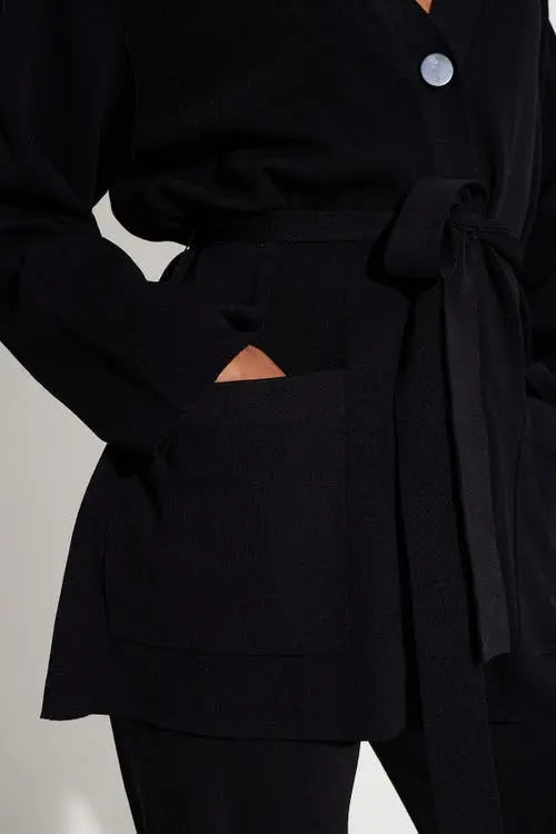 SIMONMILLER Max Belted Knit Cardigan