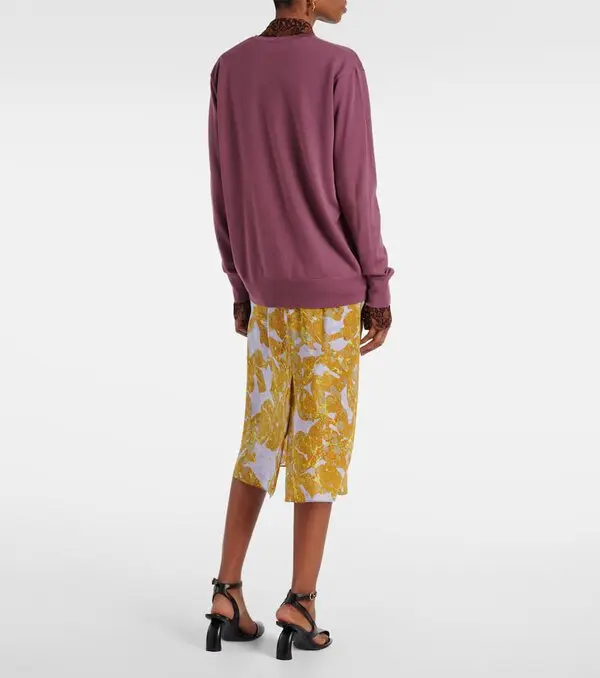 Dries Van Noten Wool Sweater - Pink