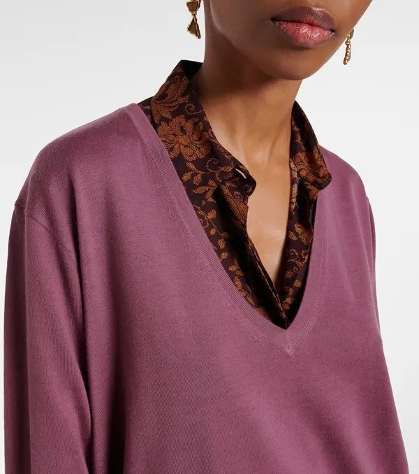Dries Van Noten Wool Sweater - Pink