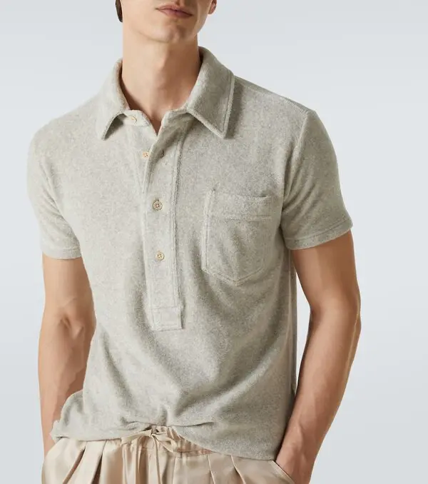 TOM FORD Cotton-blend Terry Polo Shirt
