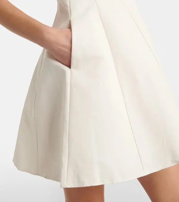 Staud Bridal Joy Minidress - White