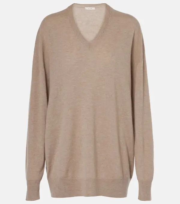 THE ROW Jairo Cashmere Sweater - Beige