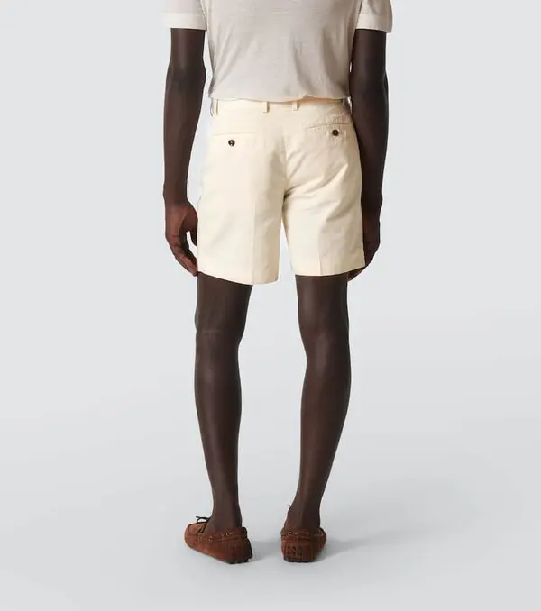 TOM FORD Cotton And Silk Poplin Shorts