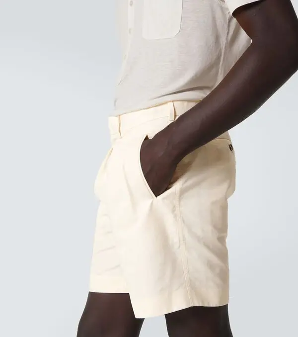 TOM FORD Cotton And Silk Poplin Shorts