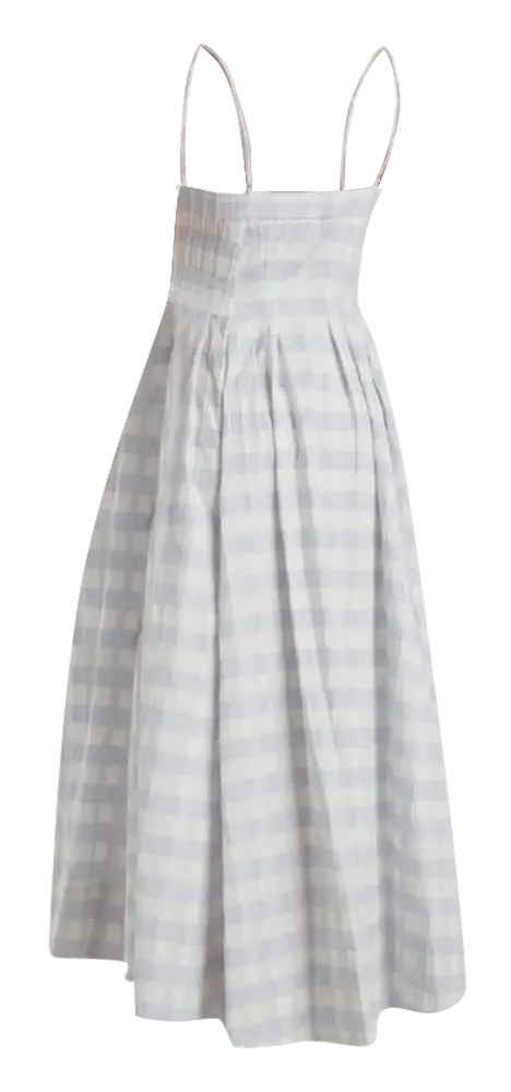 Simkhai Kittiya Gingham Cotton Midi Dress
