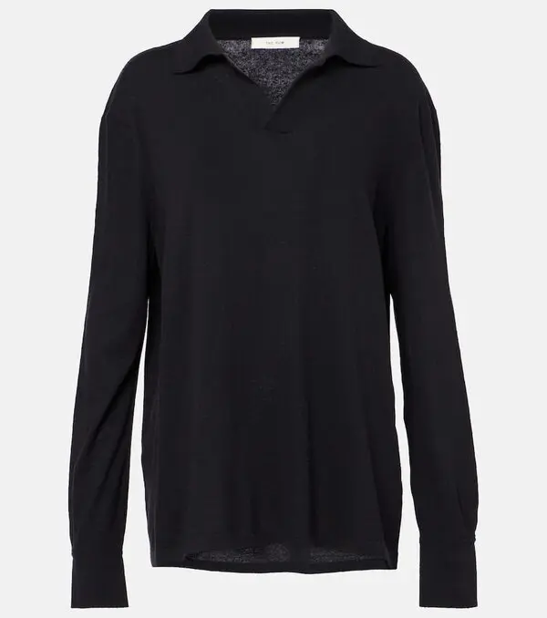 THE ROW Jovani Silk Polo Shirt