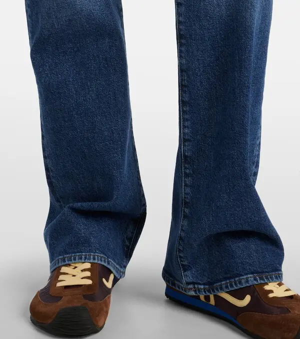FRAME Arrow High-rise Bootcut Jeans - Blue