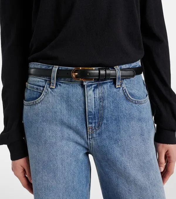 THE ROW Leather Belt
