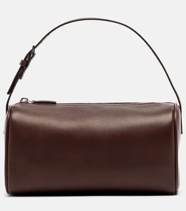 THE ROW 90s Leather Top Handle Bag - Brown