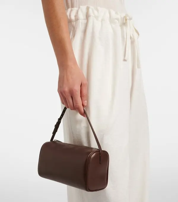 THE ROW 90s Leather Top-handle Bag - Brown