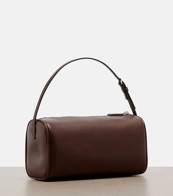 THE ROW 90s Leather Top-handle Bag - Brown