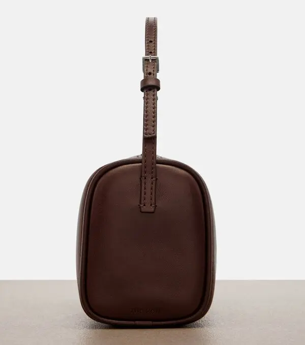 THE ROW 90s Leather Top-handle Bag - Brown
