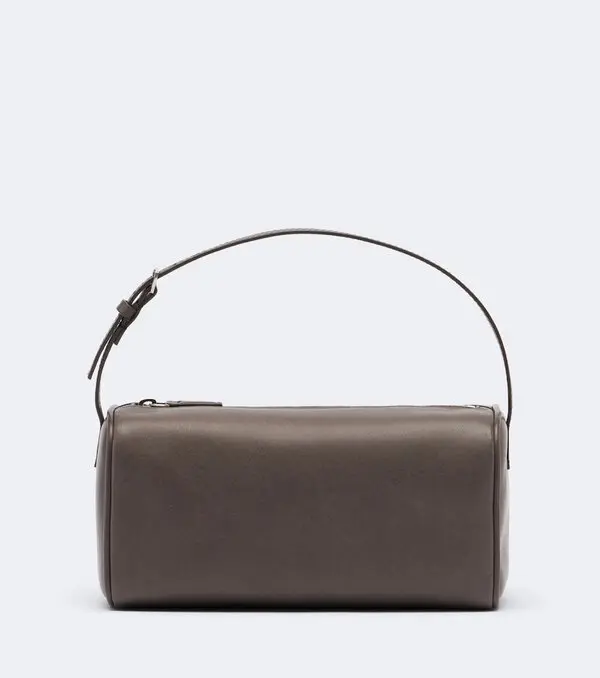 THE ROW 90s Leather Top Handle Bag - Brown