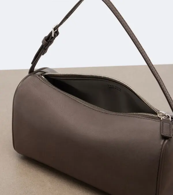 THE ROW 90s Leather Top Handle Bag - Brown