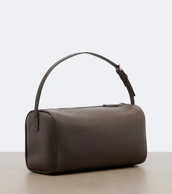 THE ROW 90s Leather Top Handle Bag - Brown