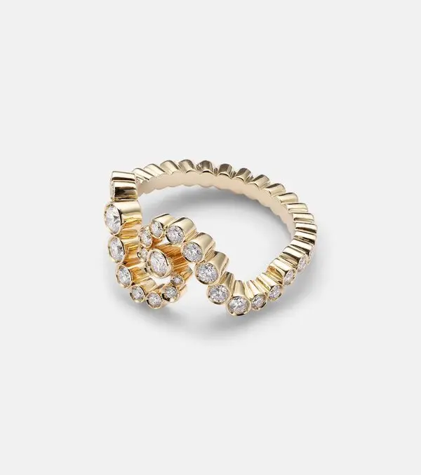 Sophie Bille Brahe Ensemble De Ciel 18kt Ring With Diamonds - Gold