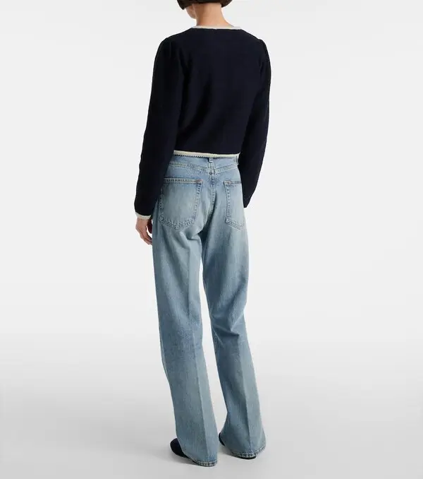 FRAME Corded Knitted Top