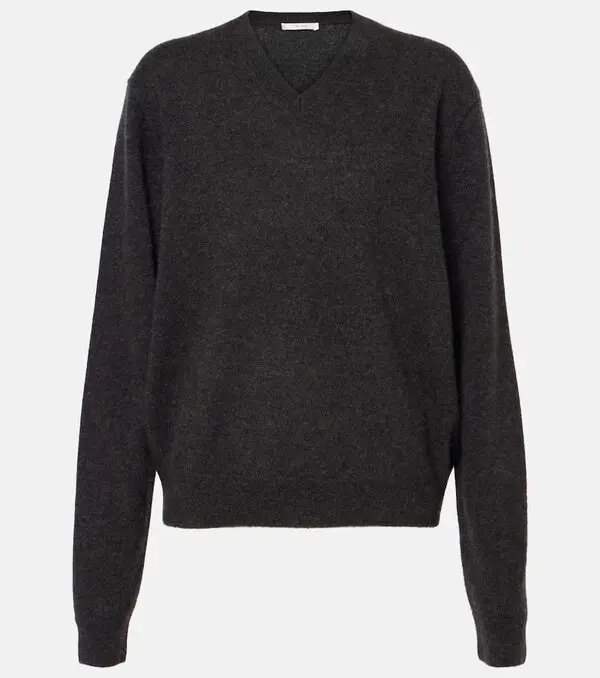 THE ROW Jahi Cashmere, Cotton, And Silk Sweater