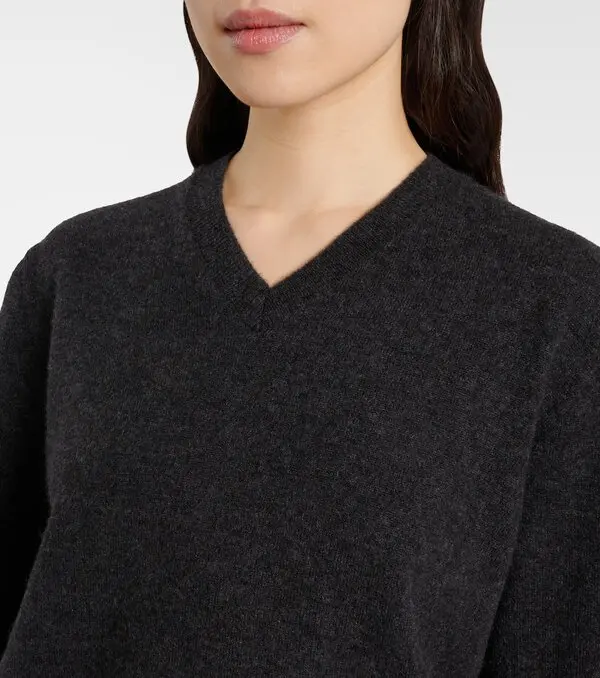 THE ROW Jahi Cashmere, Cotton, And Silk Sweater