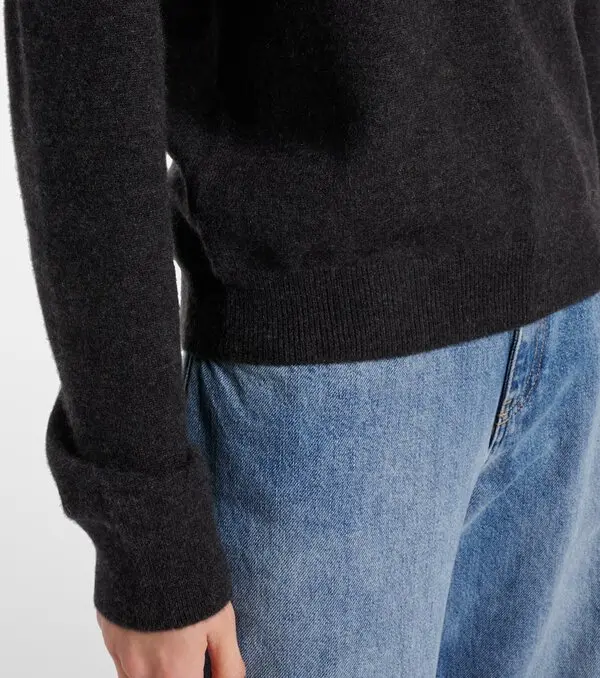 THE ROW Jahi Cashmere, Cotton, And Silk Sweater