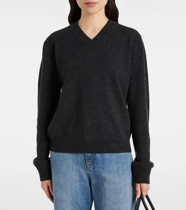 THE ROW Jahi Cashmere, Cotton, And Silk Sweater